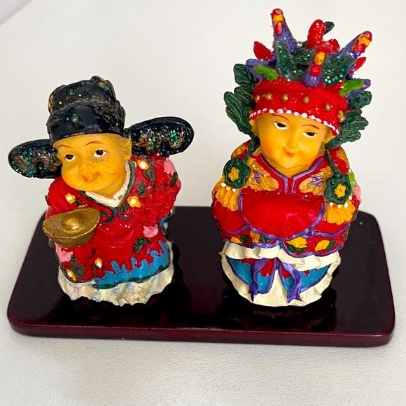 Accessories | Colorful Feng Shui Happy Chinese Life Figurine Set On ...